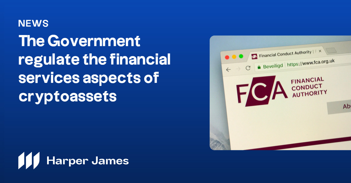 Government regulate the financial services aspects of cryptoassets